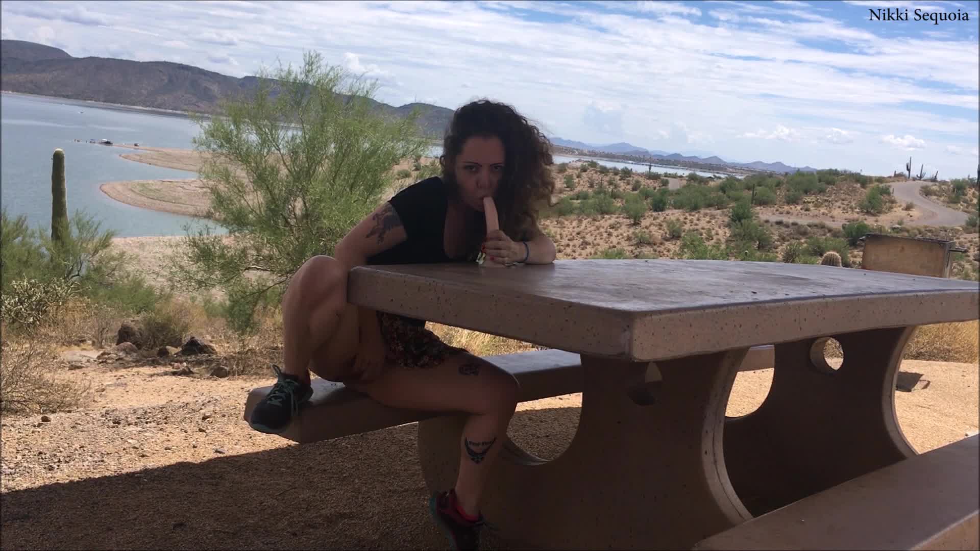 Nikki Sequoia Lakeside Dildoride Manyvids